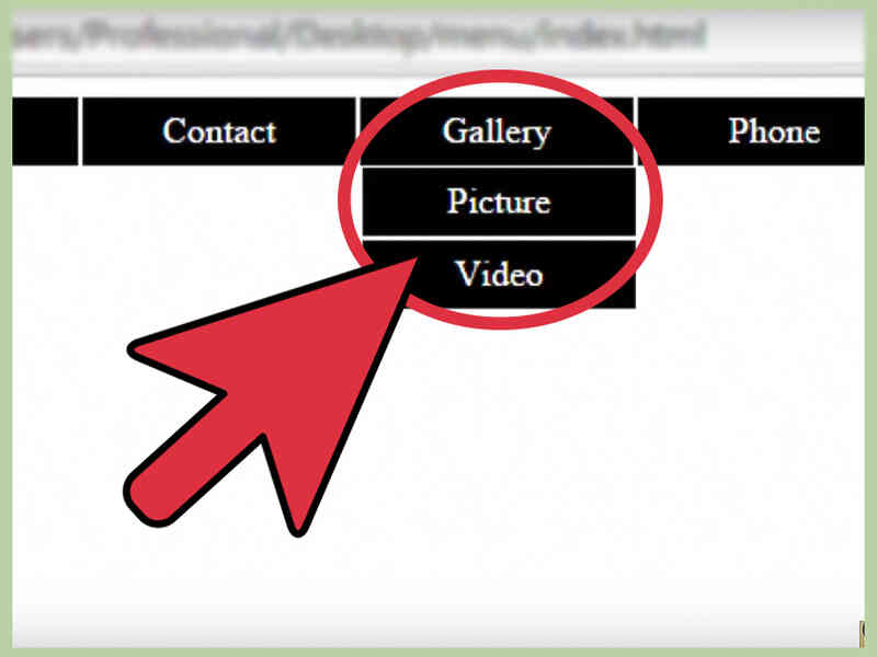 Cómo Crear un Menú Desplegable en HTML y CSS
