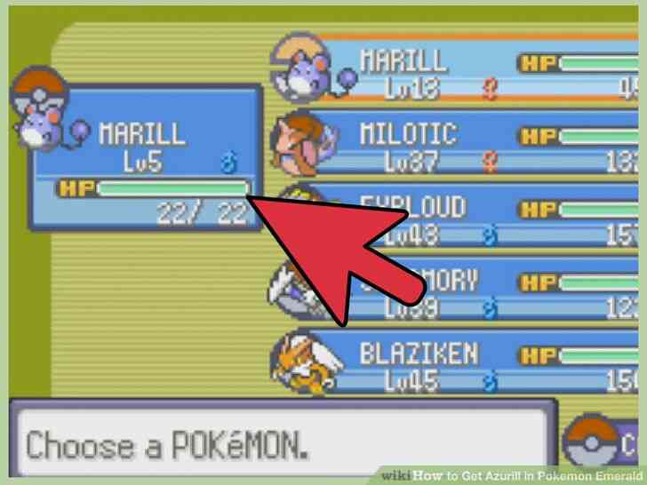 Cómo Conseguir Azurill en Pokemon Esmeralda