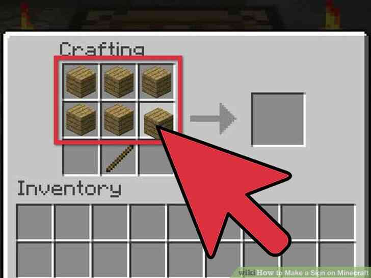 Cómo Hacer un Letrero en Minecraft