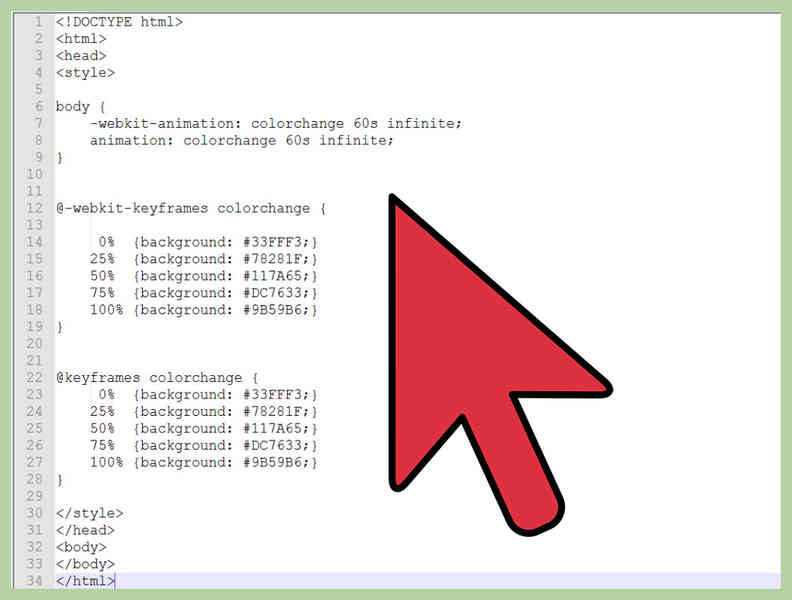 Cómo Establecer el Color de Fondo en HTML