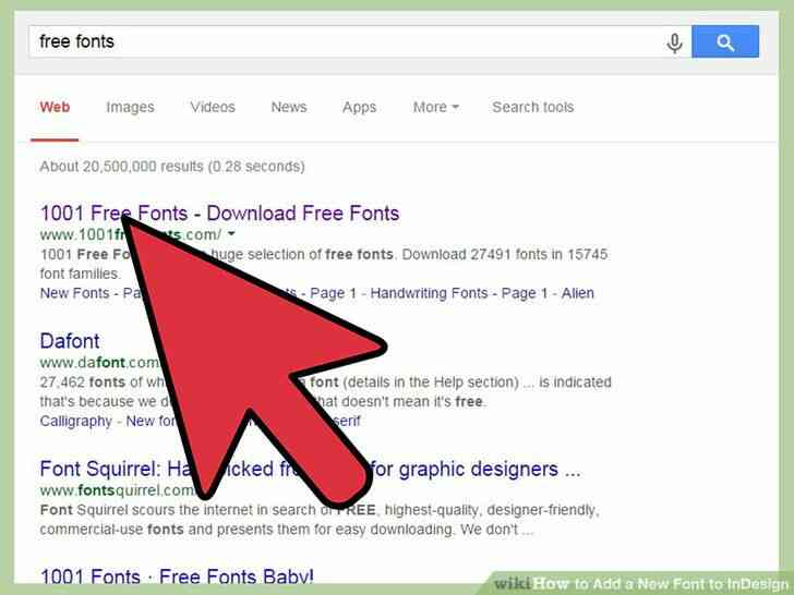 Cómo Agregar una Nueva Fuente para InDesign