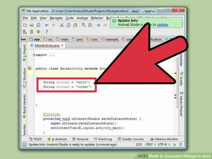 Cómo Comparar Cadenas de caracteres en Java