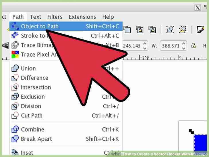 Cómo Crear un Vector de Cohetes Con Inkscape