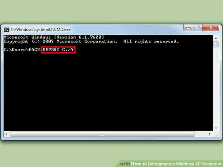 Cómo Desfragmentar un Equipo con Windows XP