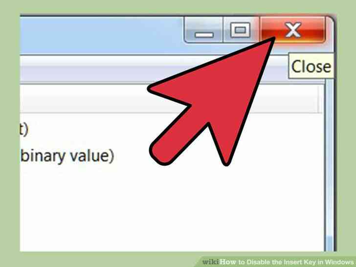 Cómo Deshabilitar la Tecla Insert en Windows