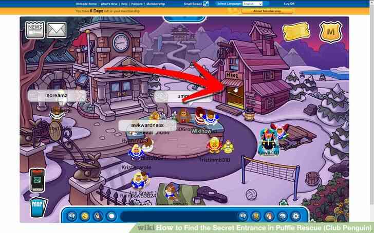 Cómo Encontrar la Entrada Secreta en Puffle de Rescate (Club Penguin)