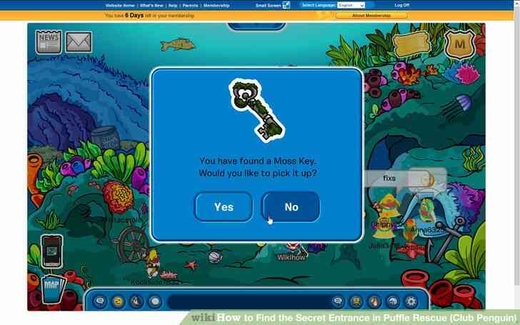 Cómo Encontrar la Entrada Secreta en Puffle de Rescate (Club Penguin)