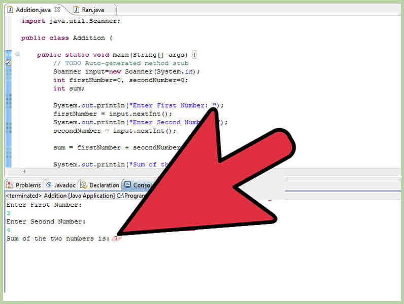 Cómo Encontrar la Suma de Dos Números en Java