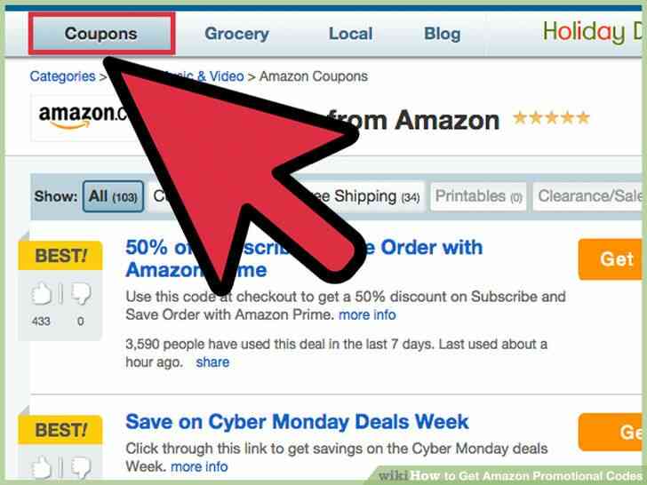 Cómo Obtener los Códigos Promocionales de Amazon