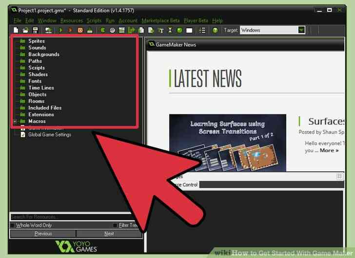 Cómo empezar Con Game Maker