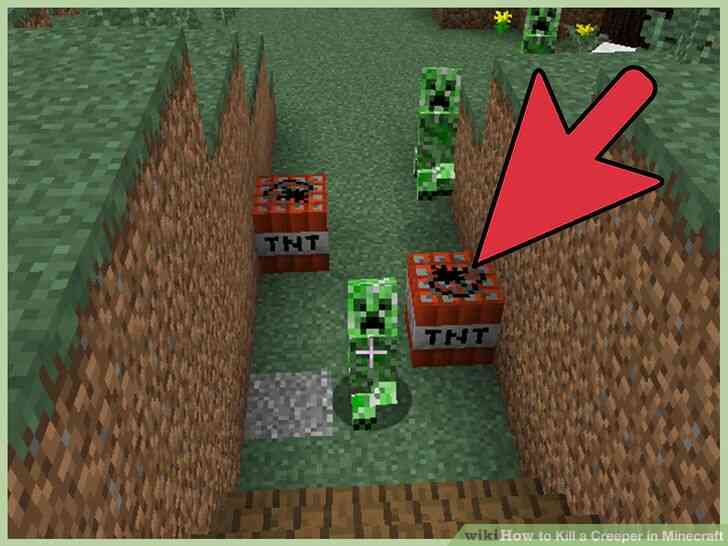 Cómo Matar a un Creeper en Minecraft