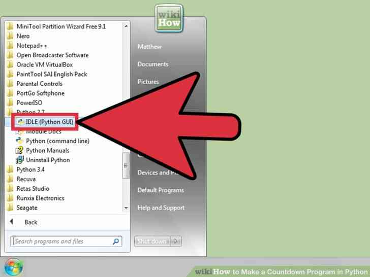 Cómo Hacer una cuenta Regresiva Programa en Python