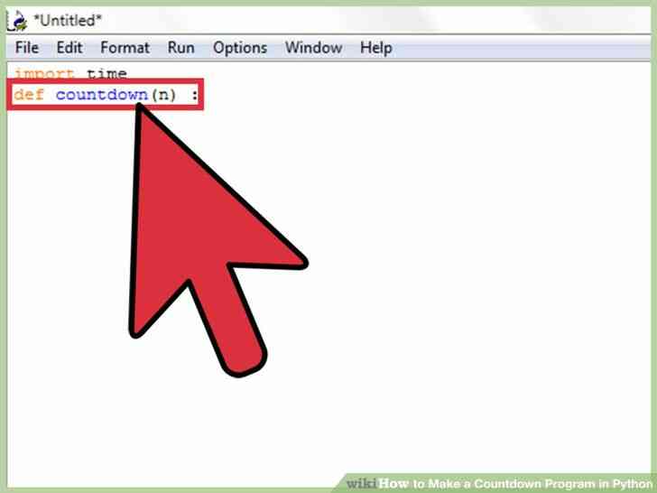 Cómo Hacer una cuenta Regresiva Programa en Python