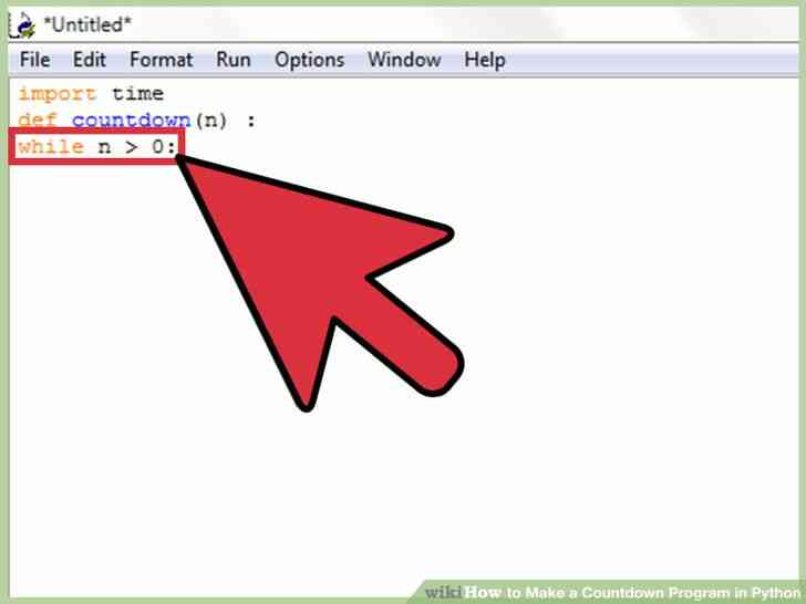 Cómo Hacer una cuenta Regresiva Programa en Python