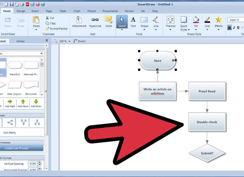 Cómo Hacer un Diagrama de flujo Usando SmartDraw