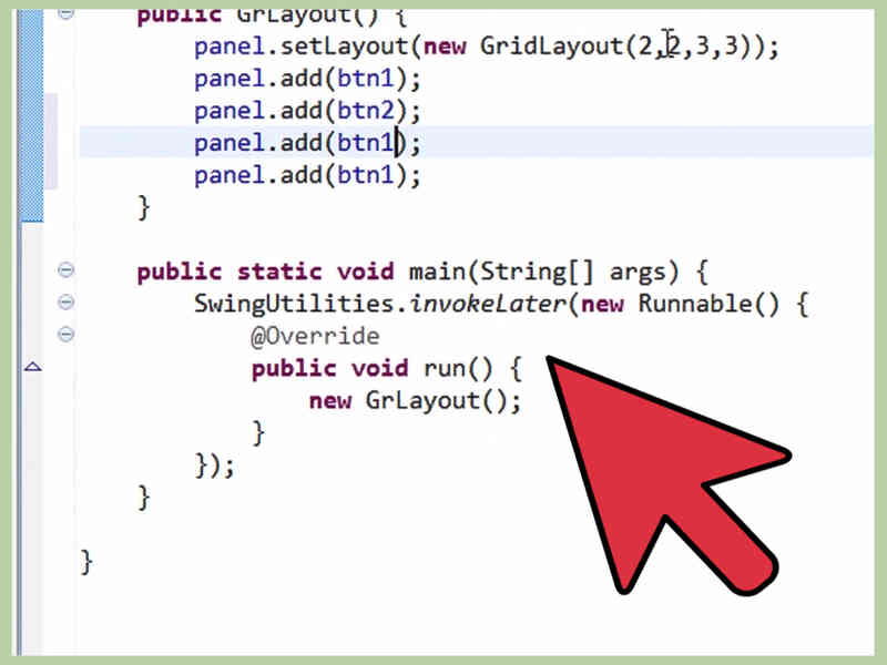 Cómo Hacer una interfaz gráfica de usuario de la Cuadrícula en Java