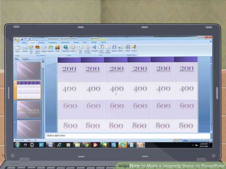 Cómo Hacer un Juego de Jeopardy en PowerPoint