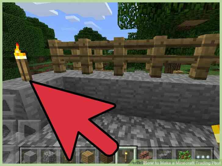 Cómo Hacer un Minecraft Trading Post