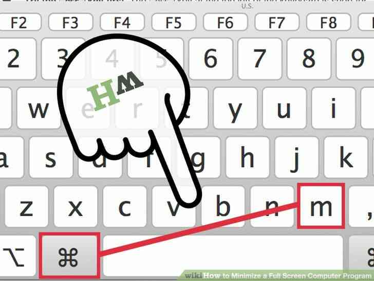 Cómo Minimizar un Programa de Ordenador de Pantalla Completa