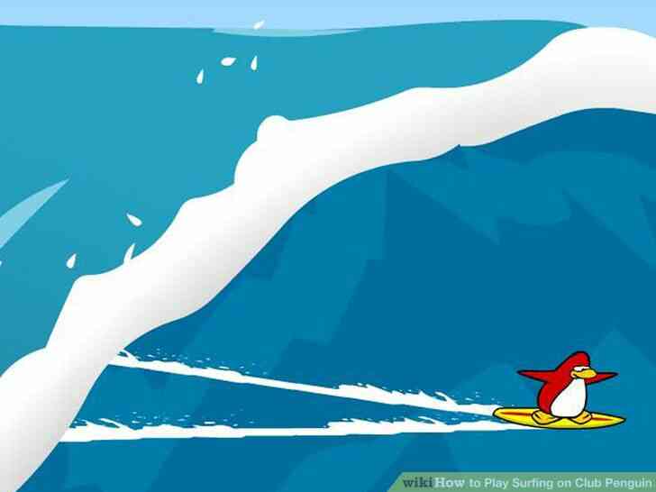 Cómo Jugar el Surf en Club Penguin