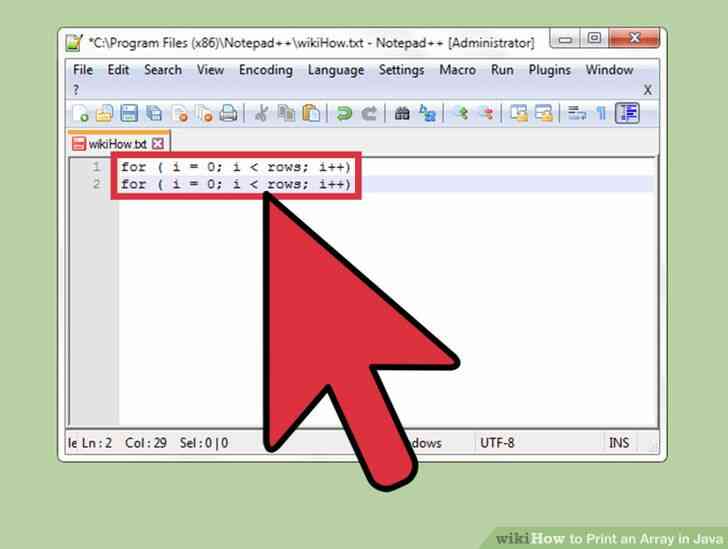 Cómo Imprimir una Matriz en Java Cómo Imprimir una Matriz en Java