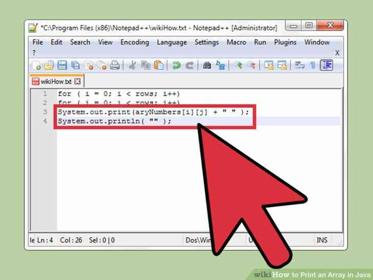 Cómo Imprimir una Matriz en Java Cómo Imprimir una Matriz en Java