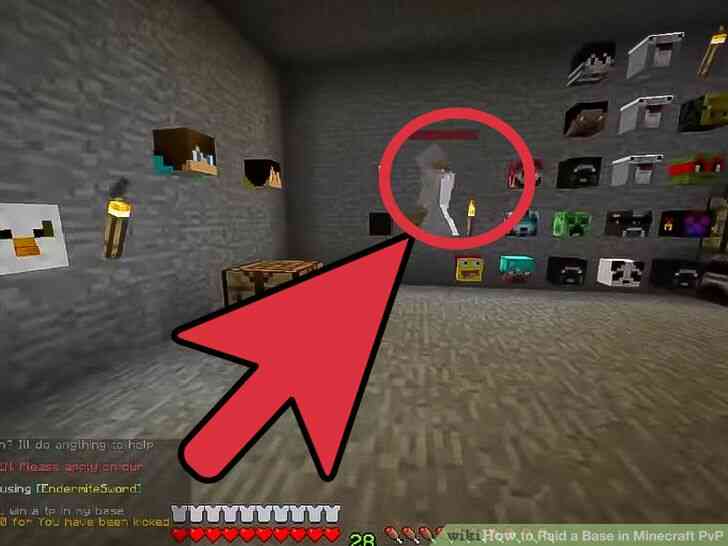 Cómo Raid Base en Minecraft PvP