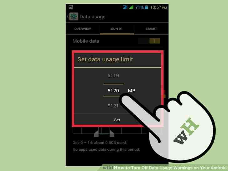 Cómo Desactivar el Uso de Datos Advertencias en Tu Android