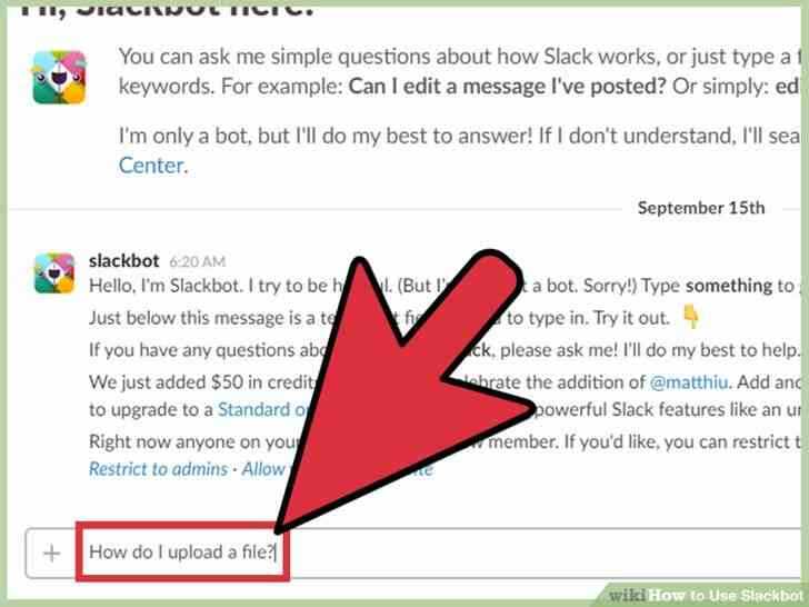 Cómo Utilizar Slackbot