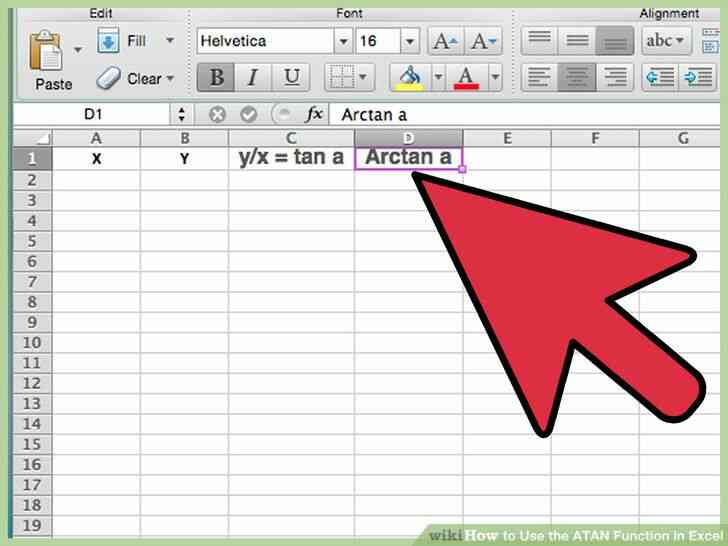 Cómo Utilizar la Función ATAN en Excel