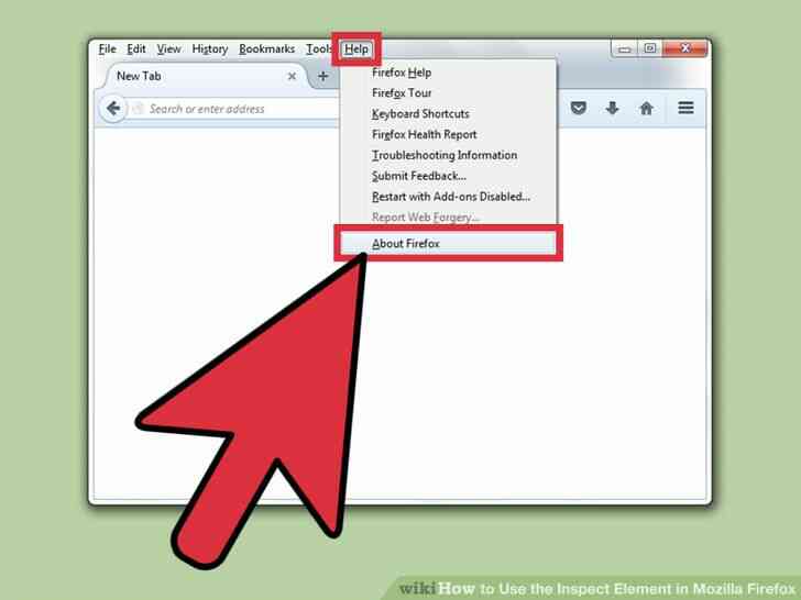 Cómo Utilizar el Inspeccionar Elemento en Mozilla Firefox