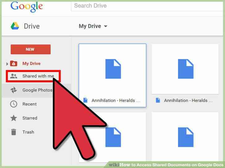 Cómo Acceder a los Documentos Compartidos en Google Docs