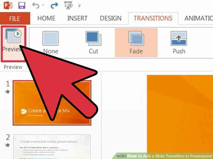 Cómo Agregar una Transición de Diapositiva en Powerpoint
