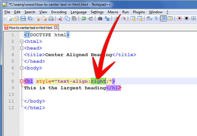 C mo Centrar El Texto En HTML