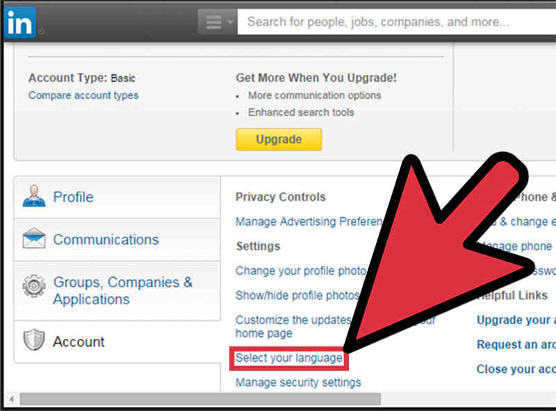 Cómo Cambiar el Idioma en LinkedIn