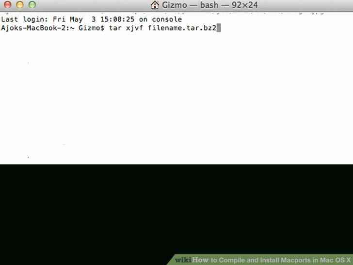 Cómo Compilar e Instalar Macports en Mac OS X