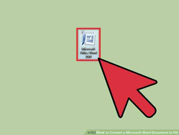 ¿Cómo Convertir un Documento de Microsoft Word a formato Rtf