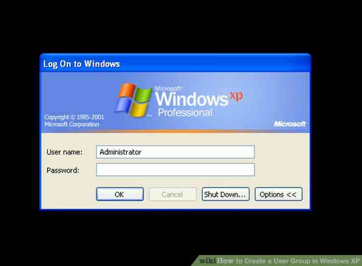 Cómo Crear un Grupo de Usuario en Windows XP