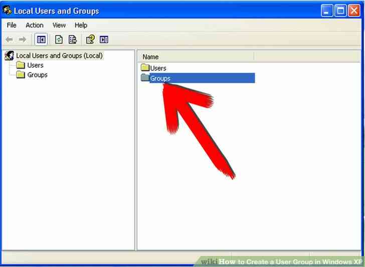 Cómo Crear un Grupo de Usuario en Windows XP