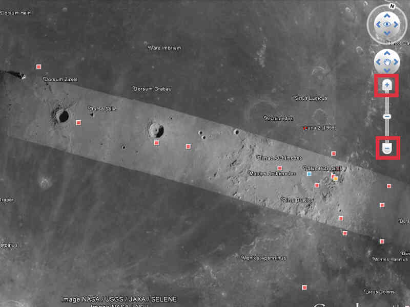 Cómo Encontrar la Luna en Google Earth
