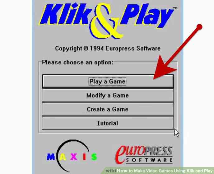 Cómo Hacer Juegos de Video Utilizando Klik and Play