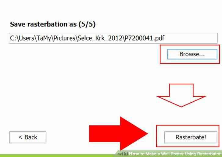 Cómo Hacer un Póster Utilizando Rasterbator