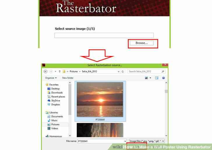 Cómo Hacer un Póster Utilizando Rasterbator