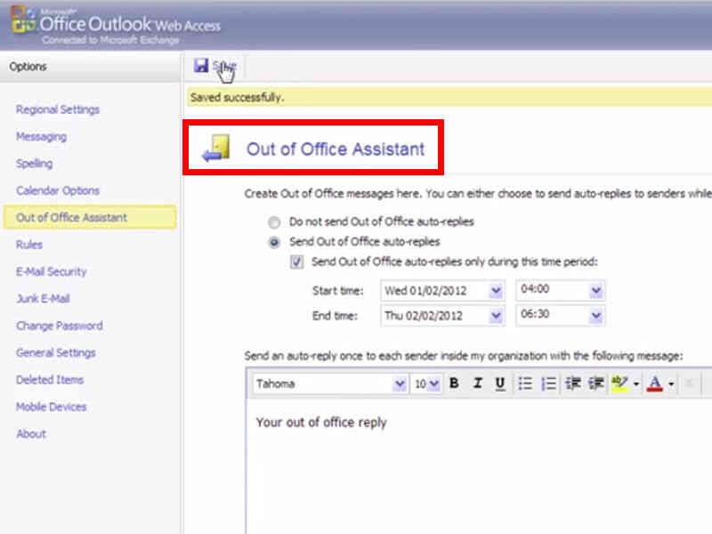 Cómo Administrar Outlook Web Access