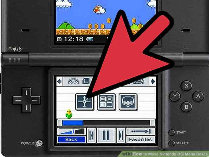 Cómo Mover el Menú de Nintendo DSi Cajas