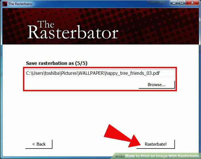 Cómo Imprimir una Imagen Con Rasterbator