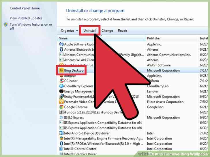 Cómo Quitar Bing Wallpaper