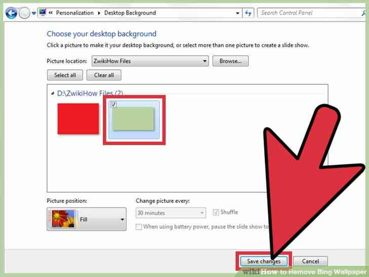 Cómo Quitar Bing Wallpaper