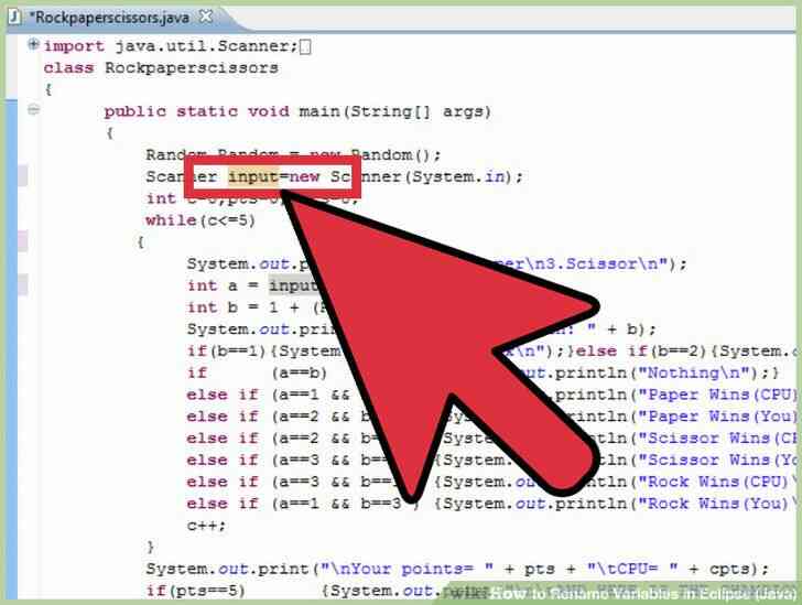 Cómo cambiar el nombre de las Variables en Eclipse (Java)