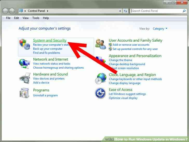 Cómo Ejecutar Windows Update en Windows 7